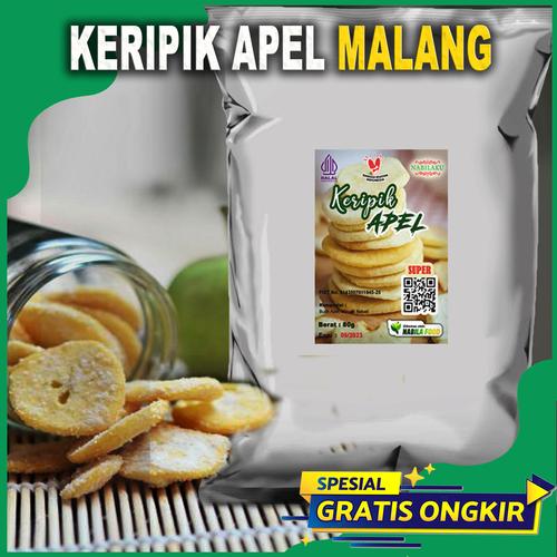 Jual Keripik Kripik Buah Apel Khas Malang Asli GRADE A SUPER 80g - 40 ...