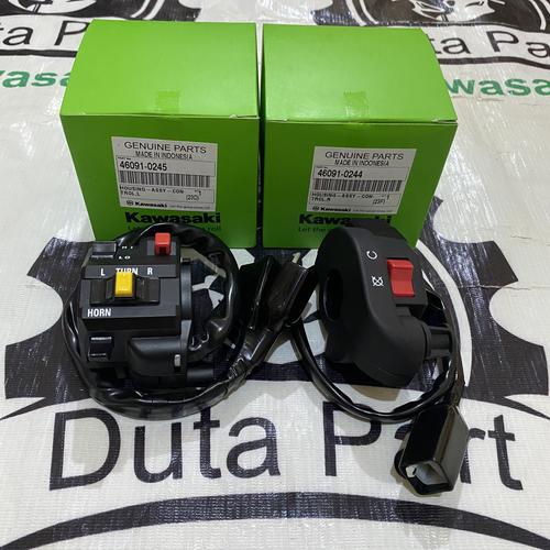 Jual HOLDER SAKLAR SET KANAN KIRI NINJA 150 RR NEW ORIGINAL - KANAN ...