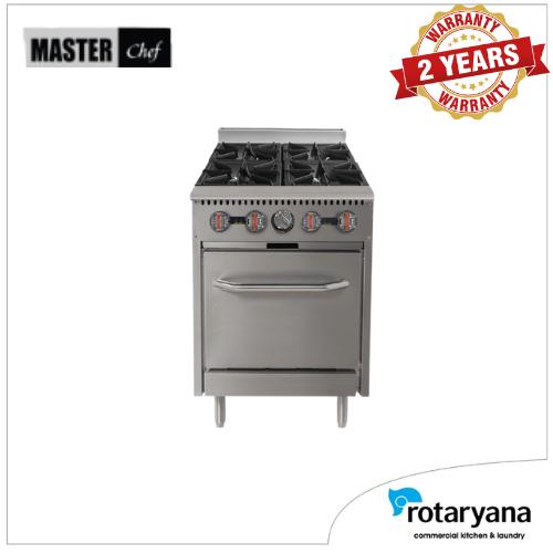 Jual Cooking Line Masterchef Gas Stove 4 Burner with Oven ARS24 - Kab ...