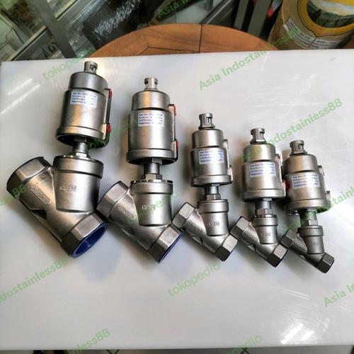 Jual Angle Seat Valve 3/4" inch Stainless SS 316 - Angel Valve PN16 ...