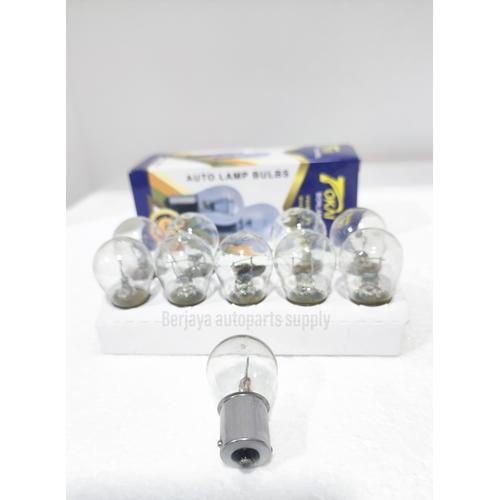 Jual (10PC) BOLA LAMPU / BOHLAM SEN SEIN STOP REM 12V/24V KAKI 1/KAKI 2 ...