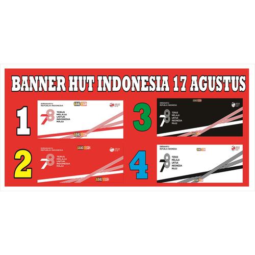 Jual COD / Banner / Spanduk HUT RI Kemerdekaan Indonesia 78 th / 17 AGUSTUS - 6x2 - Jakarta ...