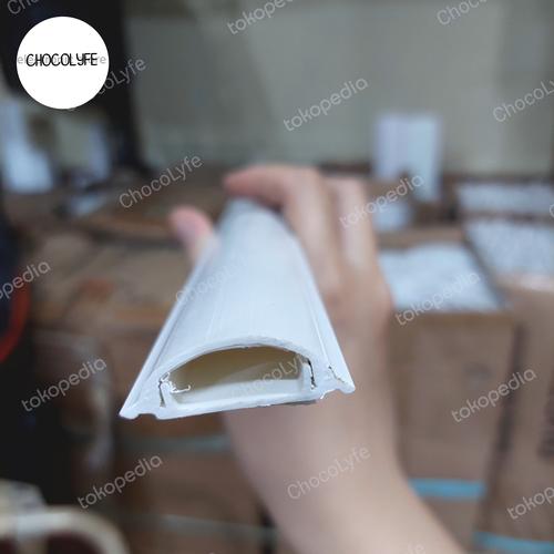 Jual CABLE DUCT FLOOR 10x35 DUCTING OVAL PROTEKTOR KABEL LANTAI 1 METER ...