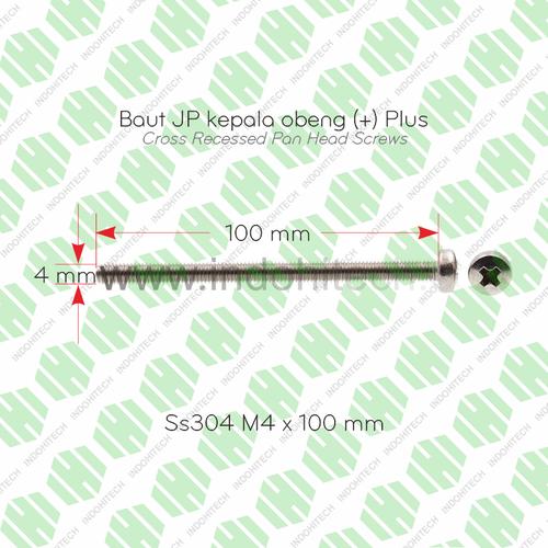 Jual Baut JP M4 x 100 mm SS304 Baut JP Stainless M4x100 - Kab. Bekasi ...