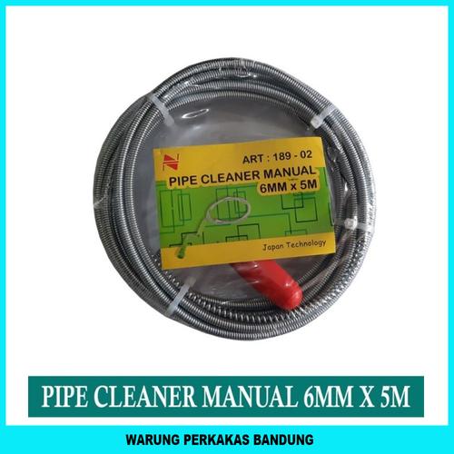 Jual NANKAI Pipe Cleaner 5 Meter Alat Pembersih Pipa Tersumbat Manual - Kab. Bandung - WARUNG ...