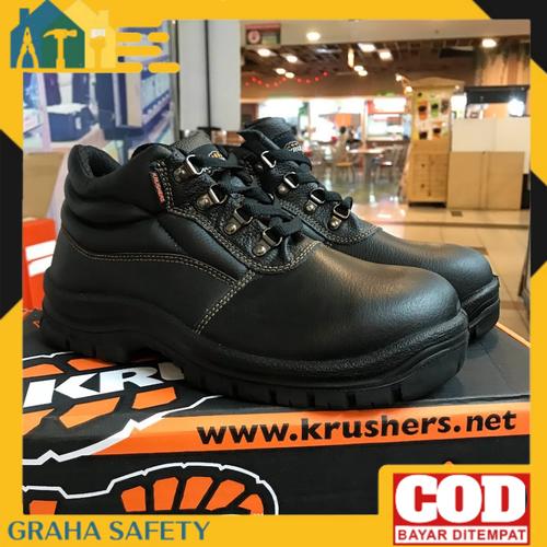 Jual SEPATU SAFETY KRUSHERS FLORIDA HITAM - Hitam, 38 - Jakarta Barat ...