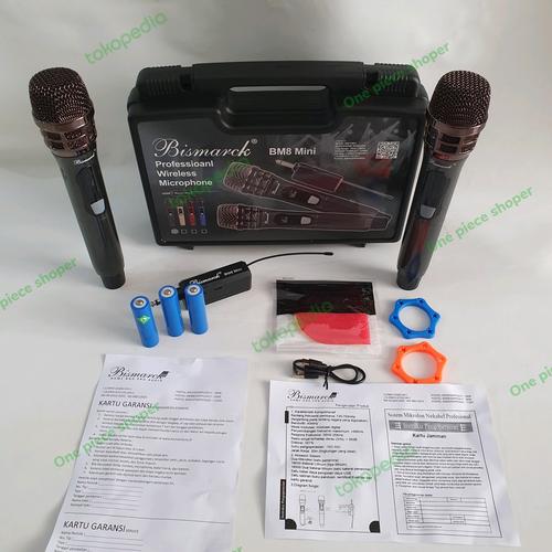 Jual Mic Wireless Bismarck BM8 Mini Microphone Wireless Bismarck BM8 Mini - Hitam - Jakarta ...