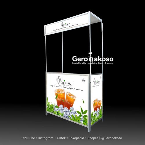Jual Booth Portable / Meja Lipat / Gerobak Alumunium / Event desk ...