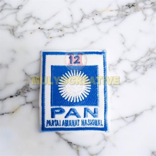 Jual Partai PAN Emblem Patch Bordir Logo Baru Partai Amanat Nasional ...