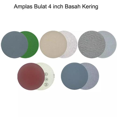 Promo Amplas Bulat 4 Inch Basah Kering Grit1000 2000 3000 4000 5000 ...