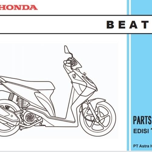 Jual Buku Part Catalog Katalog Copian Honda Beat Karbu - sampul biasa ...
