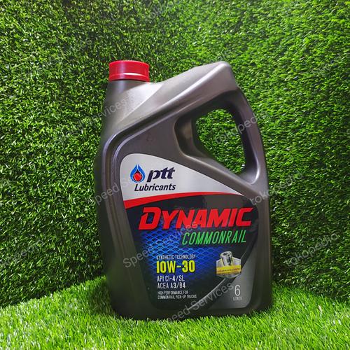 Jual PTT LUBRICANTS DYNAMIC COMMONRAIL 10W30 API CI-4/SL 6 LITER - Kota Bekasi - Speed Services ...