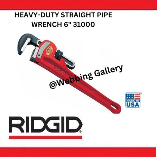 Jual RIDGID HEAVY-DUTY STRAIGHT PIPE WRENCH 6" RIDGID 31000 MADE IN USA ...