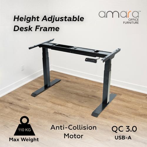 Jual RANGKA Kaki Meja Kerja Meja Otomatis Dual Motor Height Adjustable ...