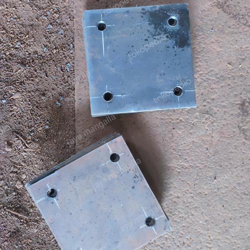 Jual plat besi 6mm x 20cm x 20cm + 4 lobang dia 19mm - Jakarta Barat ...
