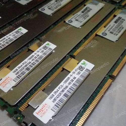 Jual MEMORI RAM SERVER ECC 16GB 2RX4 PC3L 10600R DDR3L NORMAL MEREK ...