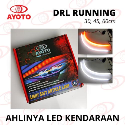 Jual 2 PCS ALIS DRL 2 MODE AYOTO FLEXSIBEL RUNNING 30,45,60CM MOTOR ...