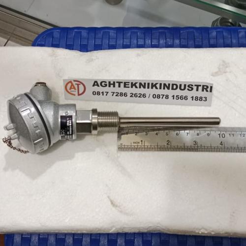 Jual Industrial RTD PT-100 Temperature Sensor drat 1/2 Inch NPT Male ...