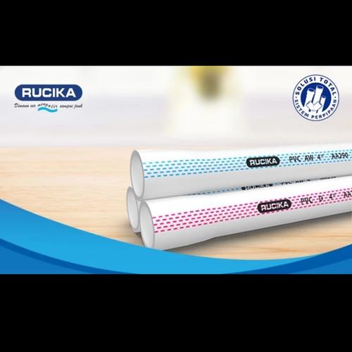 Jual Pipa Pvc Putih Aw Rucika 4 Meter - Satu Batang - Aw 4 Inch ...