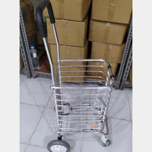 Jual Trolley, Trolie, Keranjang, Troli Shopping/Belanja Alumunium 4 ...