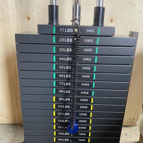 Jual weight stack / Beban tumpuk besi padu 75 kg import - Jakarta Utara ...