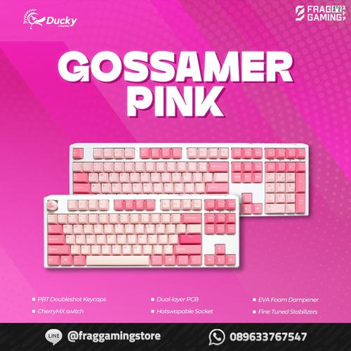 Jual Ducky One 3 Gossamer Pink TKL Hotswap RGB Mechanical Gaming ...