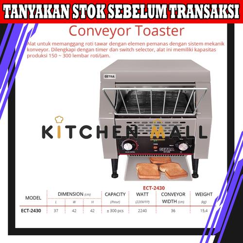 Jual Getra ECT-2430 Conveyor Toaster - Pemanggang Roti Tawar Konveyor ...