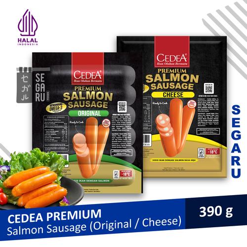 Jual CEDEA Sosis Salmon Premium | Salmon Sausage 390 Gram - ORIGINAL ...