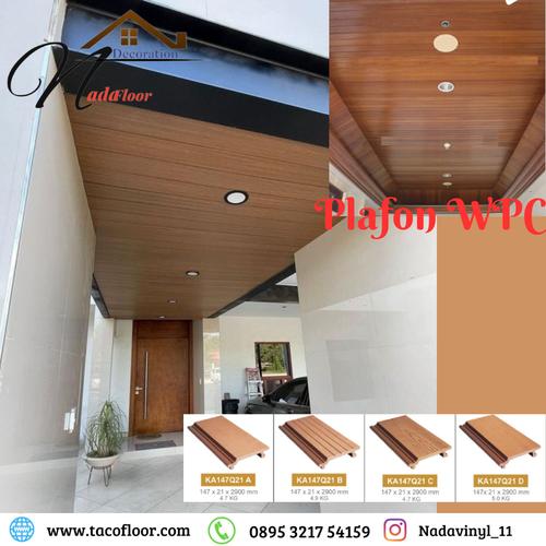 Jual WPC Plafon Kayu Outdoor Kokoh Anti Rayap Tebal 21 mm - KA147Q21 B ...