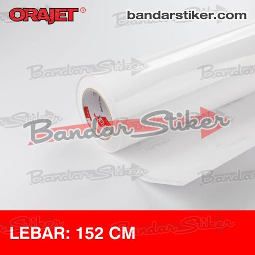 Jual [152] ORAJET Gloss White Putih Sticker Vinyl DIGITAL PRINTING ...