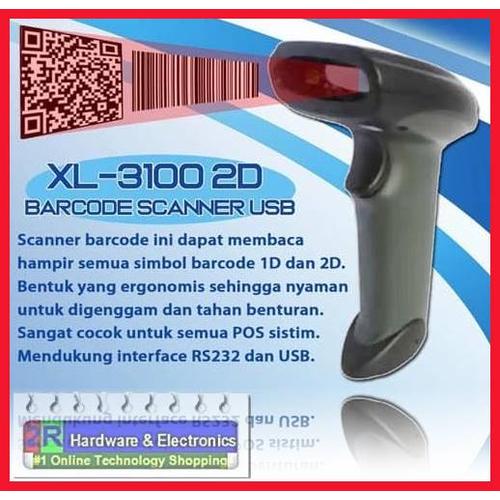 Jual XL-3100 2D Barcode Scanner USB interface - Kota Surabaya - 2R ...