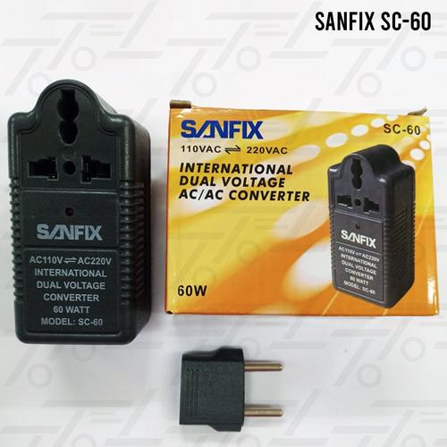 Jual Sanfix SC-60 Step Down AC Converter 220V To 110V 60W / Sanfix SC60 - Jakarta Barat - ToToel ...
