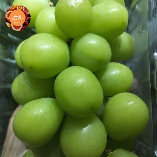 Promo anggur shine muscat 1kg / anggur manis hijau / anggur jepang ...