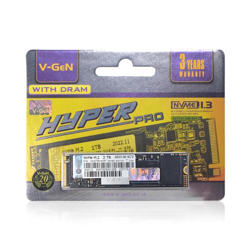 Jual SSD V-GeN Hyper Pro 512GB 1TB 2TB M.2 NVMe PCle Gen 3.0x4 With ...