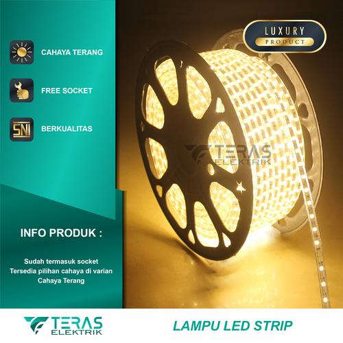 Jual Lampu led strip selang outdoor meteran - Blue, 10 Meter - Kota ...