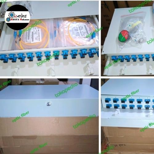 Jual ODF 24 core Optical terminal box OTB 24 core sc upc lengkap - Kota ...