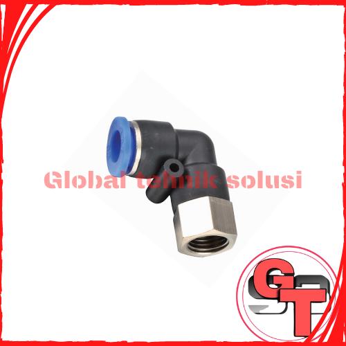Jual PLF 8-02 Fitting elbow pneumatic female selang 8MM drat 1/4" inch - Kota Tangerang - Global ...