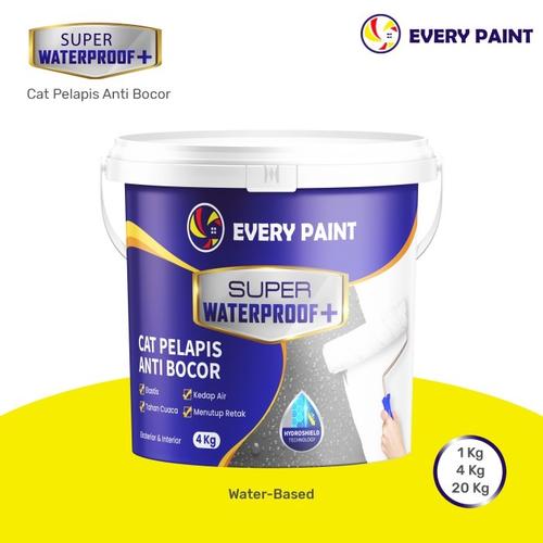 Jual Cat Anti Bocor Cat Waterproof EVERY PAINT SUPER WATERPROOF + 1 kg ...