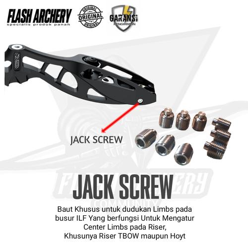 Jual JACK SCREW RISER | Baut Riser Untuk dudukan Limbs ILF TBOW / HOYT ...