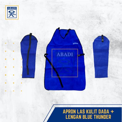 Jual APRON LAS KULIT DADA + LENGAN BLUE THUNDER - Kota Samarinda - Toko ...