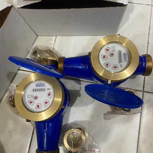 Jual Meteran Air 1,5 Inch Onda / Water meter 1,5 Inch Onda Bahan kuning ...