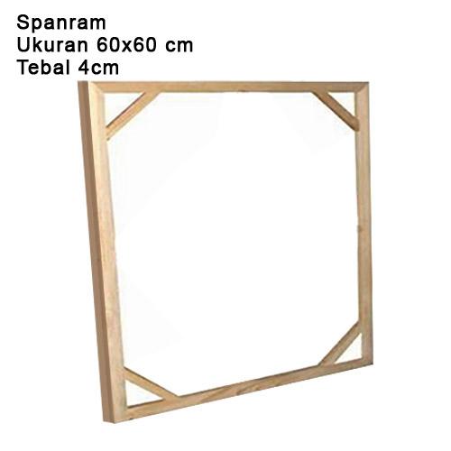 Jual Spanram Frame Meranti Ukuran 60x60 cm Tebal 4cm - Kota Bandung ...
