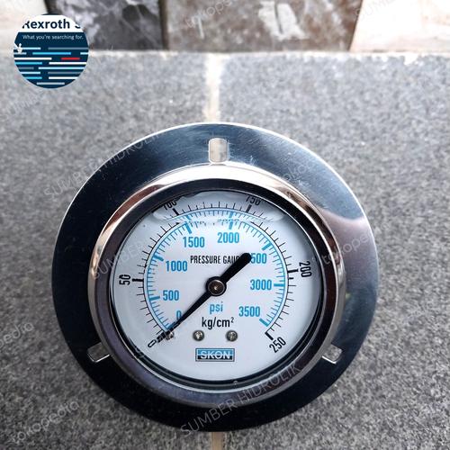 Jual PRESSURE GAUGE / MANOMETER 2,5" MERK SKON 250 BAR PAYUNG - Kota ...