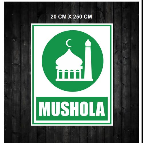 Jual STIKER RAMBU MUSHOLLA/20 CM X 25 CM - Kab. Bekasi - CINTA ...