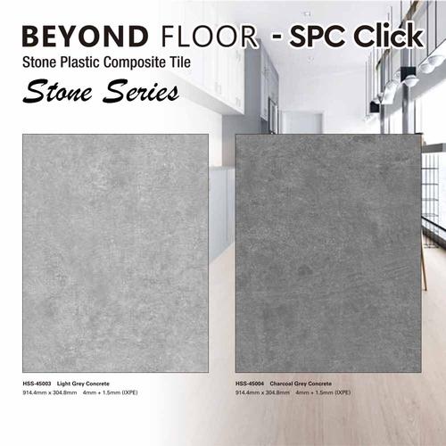 Jual Lantai SPC Flooring Motif Semen / Stone/ Batu/ Concrete BEYOND ...