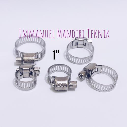 Jual Klem selang 1 inch / hose clamp 1 inch made in taiwan - Jakarta ...