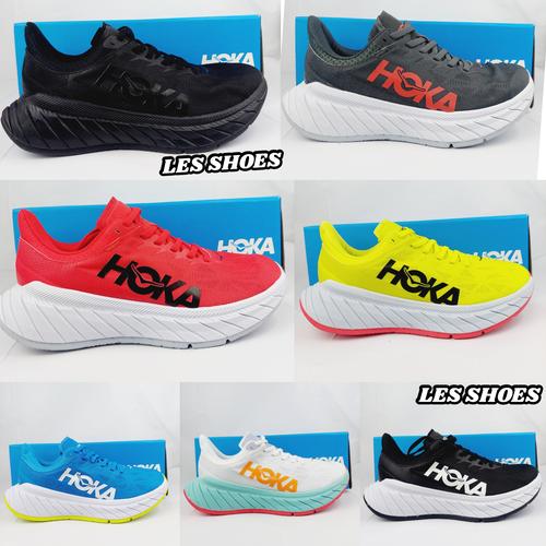 Jual HOKA ONE CARBON X2/SEPATU HOKA CARBON X2/SEPATU RUNNING - HITAM ...