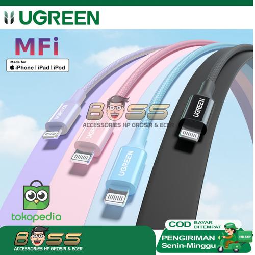 Jual UGREEN Kabel iPhone MFi Type C to Lightning FAST Charging 90450 90448 - Kota Makassar ...