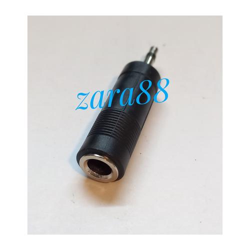 Jual Converter audio 6,5mm aux to 3,5mm mono pvc jack cover besar ke ...