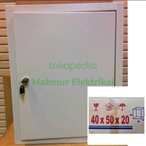 Jual BOX panel 40x50x20 indoor plat 1mm box panel listrik indoor ...
